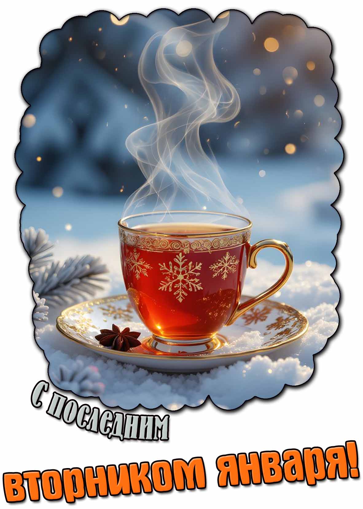 Открытки с последним вторником января